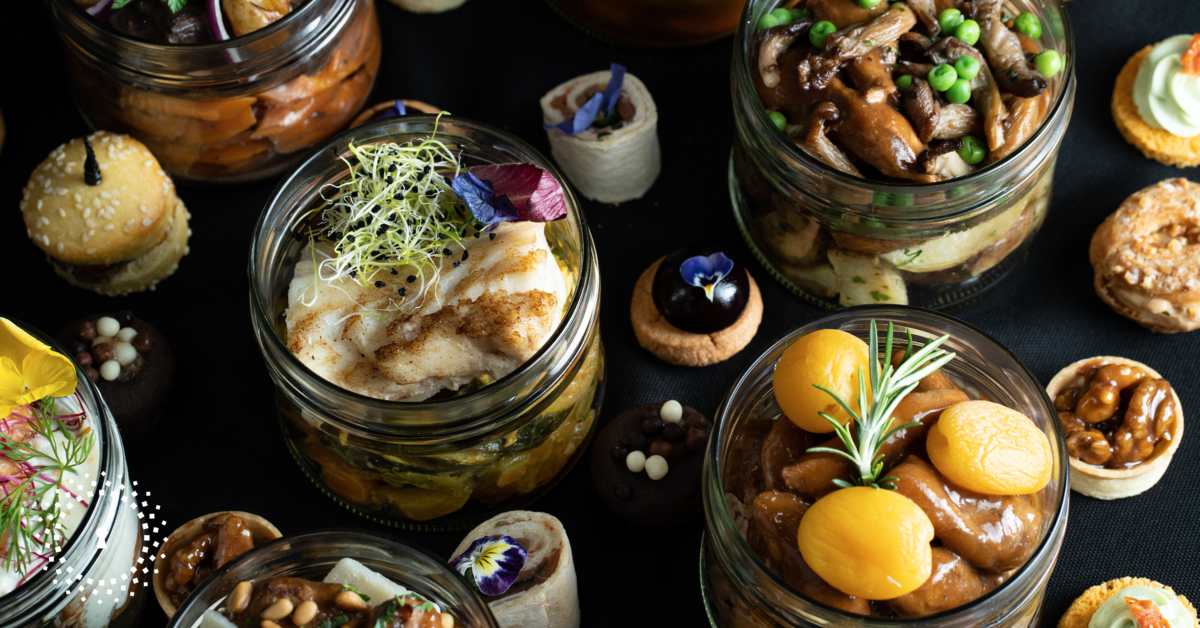 Menu Français - Buffet bocaux chaud gastronomique à Paris